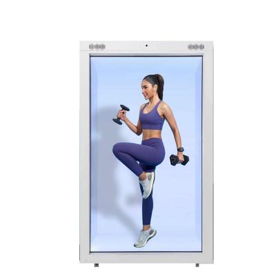 China 85 inch transparent touch screen display manufacturer For Optical Shop for sale