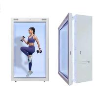 China 85 inch transparent touch screen display manufacturer For Optical Shop for sale