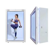 China 85 inch transparent touch screen display manufacturer For Optical Shop for sale