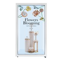 China 85 inch Museums & Exhibitions LCD See Through Box transparent advertising display manufacturer for sale