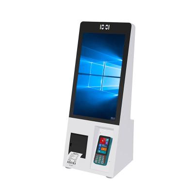 China 21.5 inch Windows Interactive Self-Service Food Ordering Kiosk System for Retail and Foodservice for sale