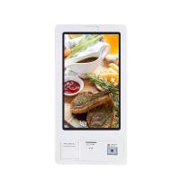 China 32 Inch Restaurant's Smart Self Ordering Kiosk for Food Truck Accepts Payments by Scanning QR Codes and Swiping Cards for sale