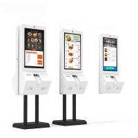 China 32-inch optional wall-mounted and floor-standing dual-screen self-service ordering and payment machine for unmanned restaurants for sale