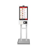 China 23.6-inch Unmanned Supermarket Clover Self Order Kiosk with Facial Recognition Payment Checkout for sale
