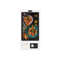 China 23.6-inch Unmanned Supermarket Clover Self Order Kiosk with Facial Recognition Payment Checkout for sale