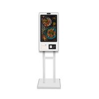 China 23.6-inch Unmanned Supermarket Clover Self Order Kiosk with Facial Recognition Payment Checkout for sale