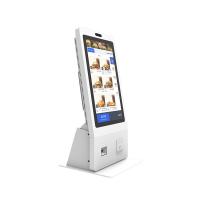 China 32 Inch Self Service Touch Screen Kiosks OEM Interactive Information Fast Food Kiosk Ordering for sale