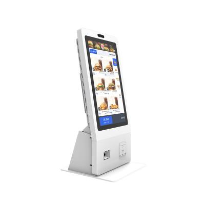 China 32 Inch Self Service Touch Screen Kiosks OEM Interactive Information Fast Food Kiosk Ordering for sale