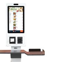 China 32 inch Compact Fast Food Self Service with Integrated Thermal Label Printing for sale