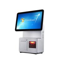 China 32 inch Compact Fast Food Self Service with Integrated Thermal Label Printing for sale