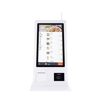 China 32 inch Compact Fast Food Self Service with Integrated Thermal Label Printing for sale