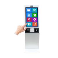 China 32-inch self ordering kiosk machine for restaurants and canteens, touchscreen kiosk for government service halls for sale