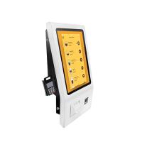 China 27 Inch High-definition smart multi-touch McDonald's self-service ordering machine with QR code scanner for sale