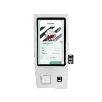 China 27 Inch High-definition smart multi-touch McDonald's self-service ordering machine with QR code scanner for sale