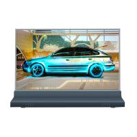 China 55 Inch Transparent OLED Advertising Machine For Interactive Advertising And Wayfinding for sale