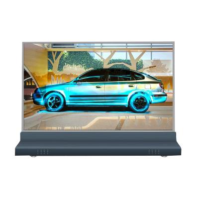 China 55 Inch Transparent OLED Advertising Machine For Interactive Advertising And Wayfinding for sale