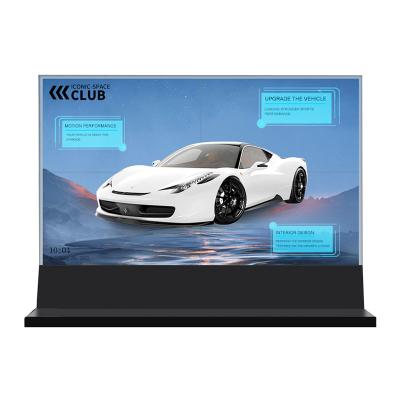 China 2×2 Splicing 55 Inch Full HD Touch Transparent OLED Display – See-Through Digital Signage Video Wall for sale