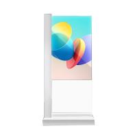 China White 55 Inch Transparent OLED Touch Screen Commercial Display for Retail & Business Use for sale