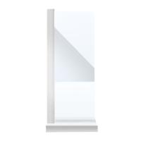 China White 55 Inch Transparent OLED Touch Screen Commercial Display for Retail & Business Use for sale