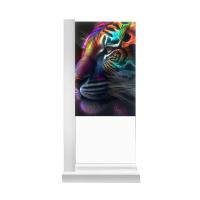 China White 55 Inch Transparent OLED Touch Screen Commercial Display for Retail & Business Use for sale