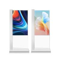 China White 55 Inch Transparent OLED Touch Screen Commercial Display for Retail & Business Use for sale