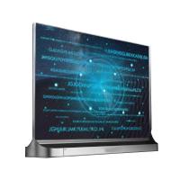 China 55 inch 4K Ultra HD Transparent OLED Display Manufacturers For Education Public Information for sale