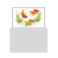China 55 Inch Floor Standing See-Through Transparent OLED Lifting All-in-One TV Interactive Touchscreen Display for sale