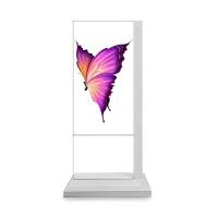 China 55-inch Wall-mounted Ultrathin OLED Transparent Display Manufacturers Aluminum Alloy Frame For Store Showroom for sale