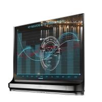 China 55 Inch Transparent TV OLED Dispaly 1920*1080 Color Customizable for Advertising Showcase for sale