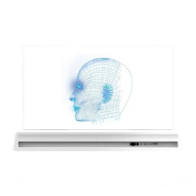 China 55 inch Ultra Thin Transparent TouchScreen OLED Advertising Display HD Clear See Through Digital OLED Panel for sale