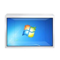 China 4K Ultra HD Resolution 55-inch See Through LCD Display Cabinet For Touch Interactive Experience for sale