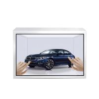 China 4K Ultra HD Resolution 55-inch See Through LCD Display Cabinet For Touch Interactive Experience for sale