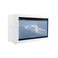 China 4K Ultra HD Resolution 55-inch See Through LCD Display Cabinet For Touch Interactive Experience for sale