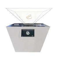 China 75 inch Exhibition Hall Dedicated Stereoscopic 3D Holographic Advertising Cabinet with Touch-Interactive 3D Display Supporting Customizable Three-Dimensional Projection for sale