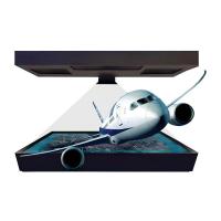 China Naked-Eye 3D Transparent Screen Display Cases Customized 360-Degree Holographic Display Cabinets Manufacturer for sale