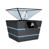 China Naked-Eye 3D Transparent Screen Display Cases Customized 360-Degree Holographic Display Cabinets Manufacturer for sale