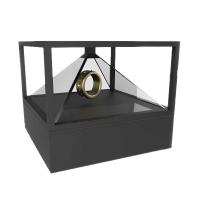 China 180-Degree And 360-Degree 3D Holographic Showcase Cabinets Customizable Transparent 3D Hologram Touch Screen for sale