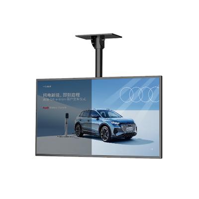 China Android Media Player Hanging Advertising Screen Retail Digital Signage Double Side christmas window display for sale
