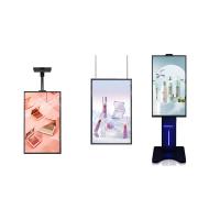 China 65 inch Commercial High Brightness Indoor Digital Poster Display for Retail Store Windows Double Side retail store window displays for sale