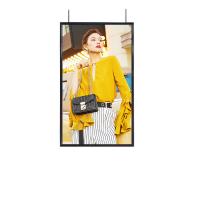China 65 inch Commercial High Brightness Indoor Digital Poster Display for Retail Store Windows Double Side retail store window displays for sale