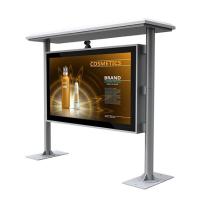 China 43 inch Outdoor Floor Standing 4K Digital Signage Screen With Advertising OMC Software for Street Park Airport for sale