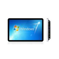 China 27 Inch Wall Mount Embedded  LCD Industrial Touch Panel PC With Printer VGA DVI Port for sale