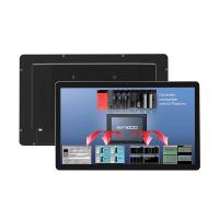 China 27 Inch IP65 Waterproof 300 Nits High Brightness LCD Display Embedded Metal Industrial Displays for sale