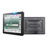 China 24 Inch Electronic Display Board for Production Workshops Embedded/wall-mounted Aluminum Alloy Industrial TouchScreen Computer for sale