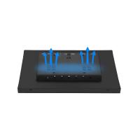China Fully Enclosed 21.5 Inch Industrial Touchscreen All-in-One PCs Fanless Touch Intelligent Dual Network Port Industrial All in One for sale