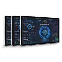 China Thin Comercial Hmi Front Open Frame Embedded Ip65 Wall Mount Small TouchScreen Display Industrial All-in-One Display and Control Device for sale