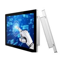 China 15.6 Inch Narrow Bezel External Industrial Embedded Computers Grade Touch Panel Monitor With VGA HDMI DVI USB for sale