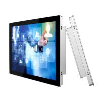 China 15.6 Inch Narrow Bezel External Industrial Embedded Computers Grade Touch Panel Monitor With VGA HDMI DVI USB for sale