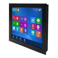 China Metal Case Industrial Computer Monitor IP65 Waterproof 15 Inch Open Frame Touch Screen with USB for sale