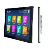 China Waterproof IP65 21.5 inch Capacitive Touchscreen Rear-mount Industrial All-in-one PCs Embedded Fanless Computer Advertising Boards for sale